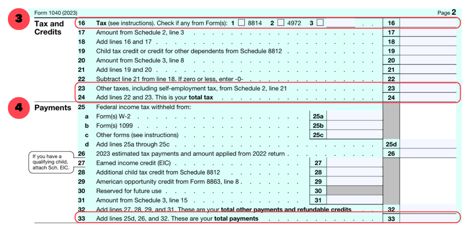 How to Read an Individual Tax Return (1040)