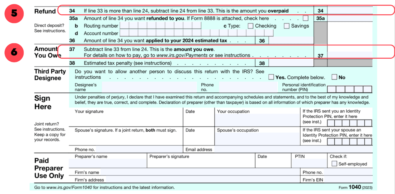 How to Read an Individual Tax Return (1040)
