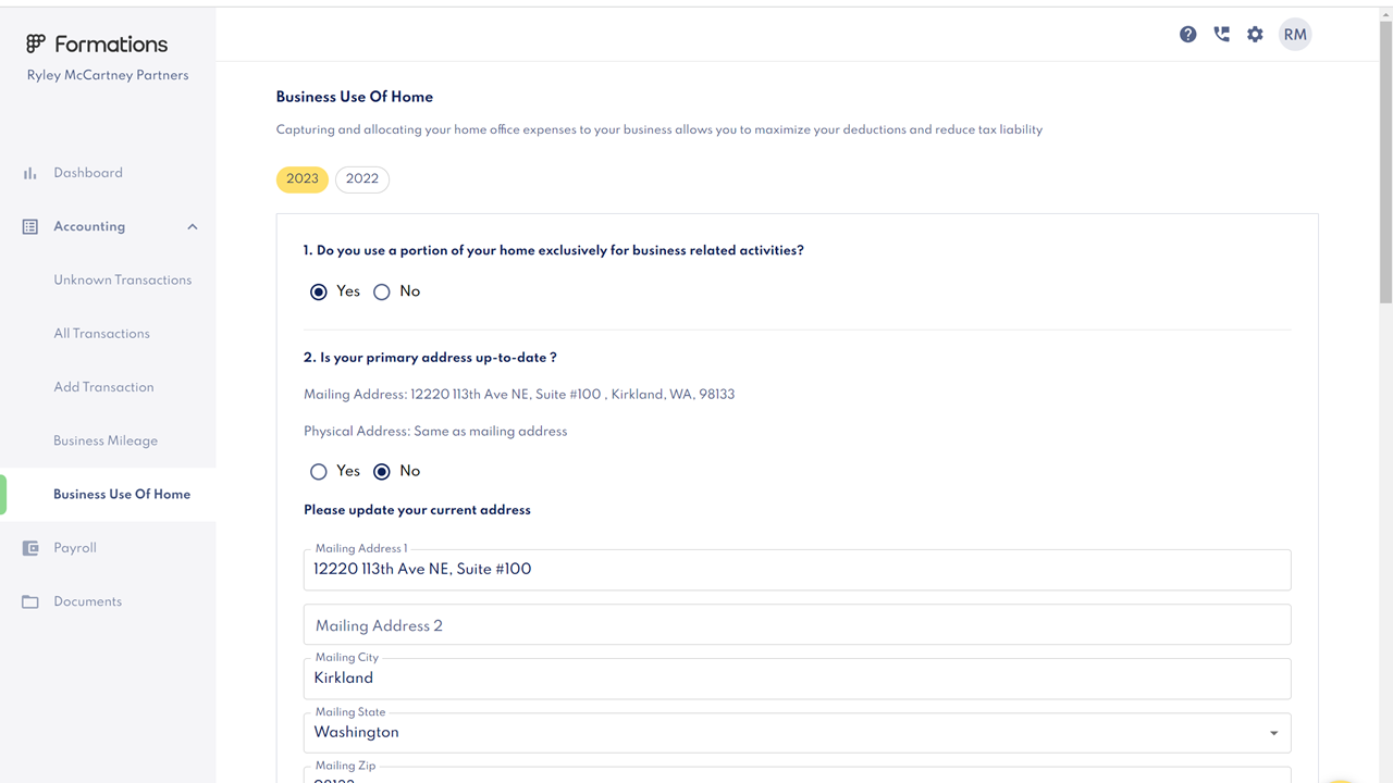 How to report my Business Use of Home?