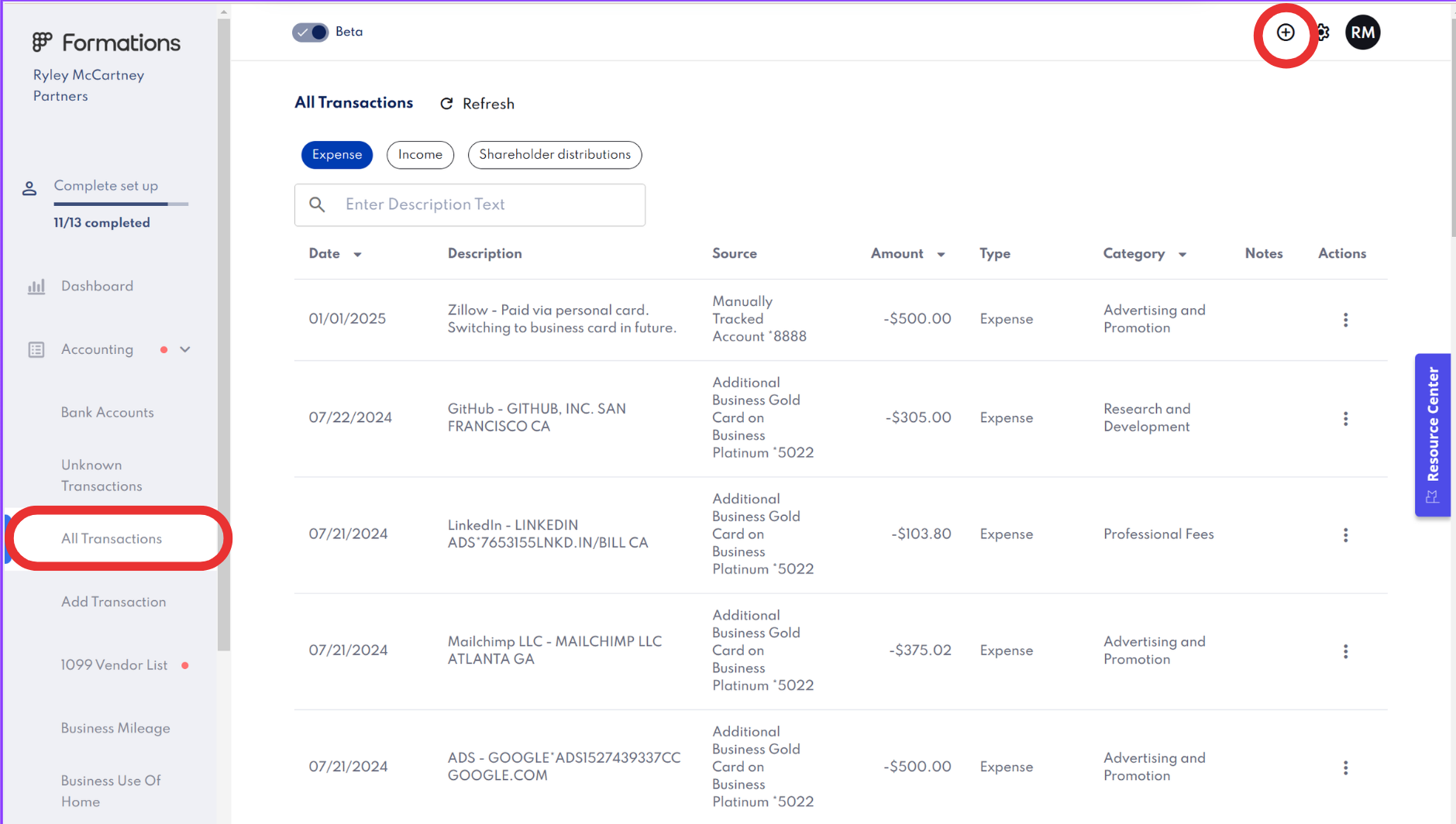 How can I manually add a transaction?